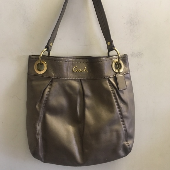 Coach | Bags | Coach Authentic Copper Bronze Bag | Poshmark